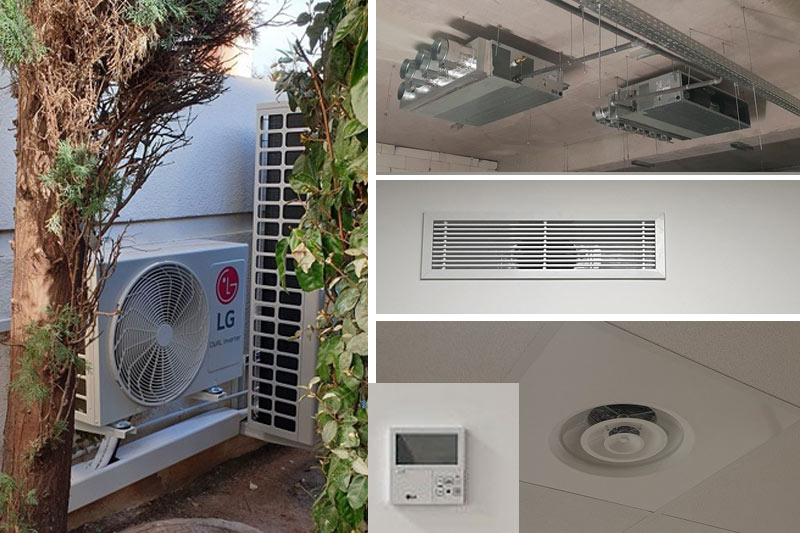 Installation de deux climatisations GAINABLE LG et VMC. - Advance ...