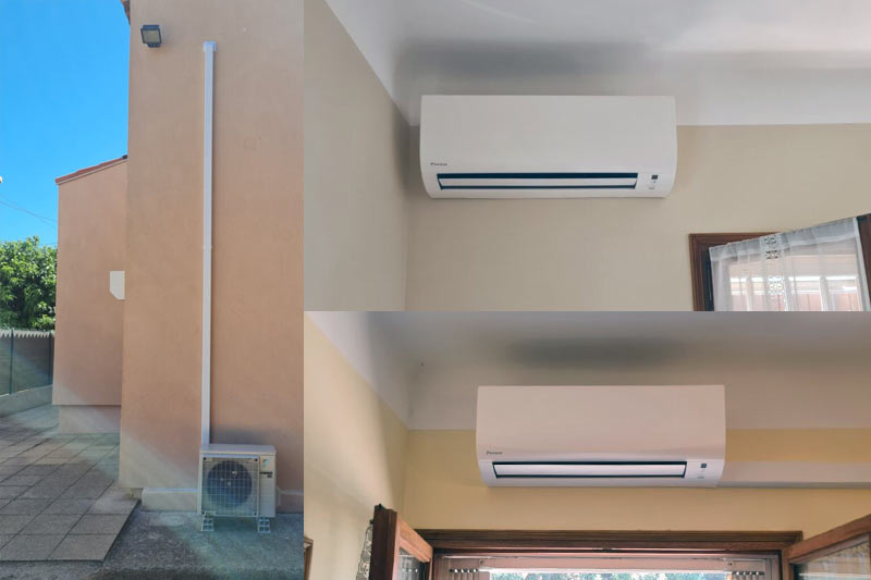 Les Roches Vertes - Installation d'un climatisaeur Mono-split MURAL ...