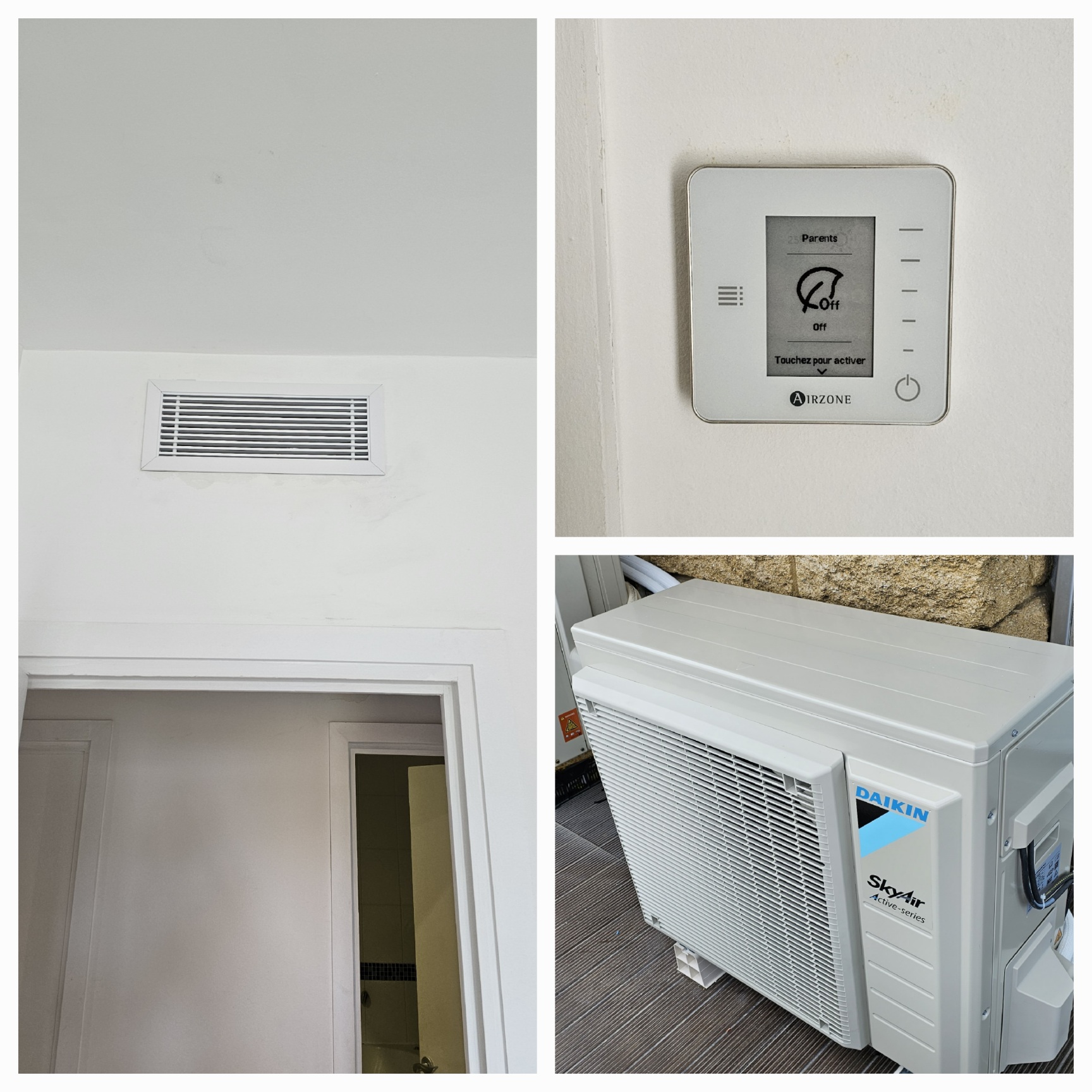 Les Alpilles - Installation GAINABLE DAIKIN 7Kw avec AIRZONE - Advance ...